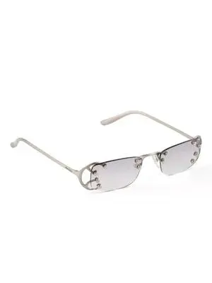 Prada Runway Rectangle Sunglasses