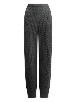 12 STOREEZ Rye Cable-knit Trousers