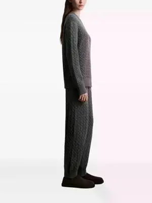 12 STOREEZ Rye Cable-knit Trousers