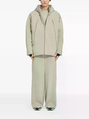 MM6 MAISON MARGIELA X SALOMON Hooded Zip-front Jacket - Neutrals
