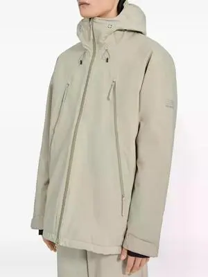 MM6 MAISON MARGIELA X SALOMON Hooded Zip-front Jacket - Neutrals