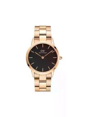DANIEL WELLINGTON Iconic Link 40mm Watch - Black