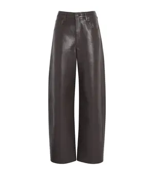 Women's Leather Jeans