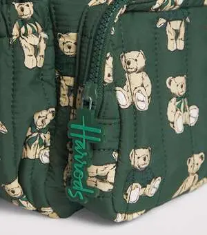 Harrods Quilted Henry Bear Backpack