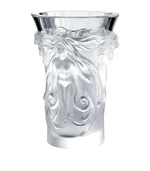 Lalique Crystal Fantasia Vase - Clear