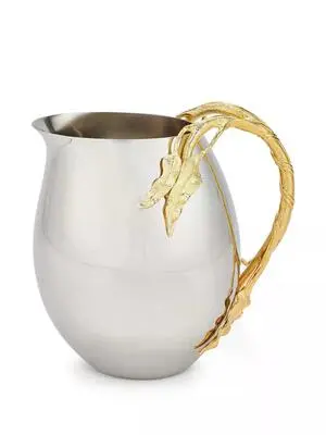 L'Objet Leaf-handle Pitcher - Silver