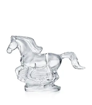 THE MARTHA, BY BACCARAT Crystal Zodiaque Horse 2026 Ornament - Clear