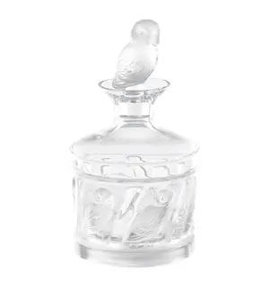 Lalique La Owl Crystal Decanter - Clear