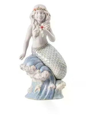 LLADRO Ocean’s Little Mermaid Scaled Sculpture - White