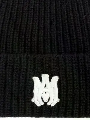 Amiri Logo-patch Beanie - Black