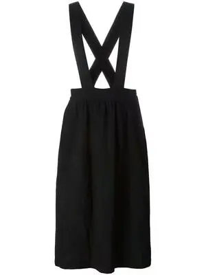 Comme Des Garçons Pinafore Skirt - Black