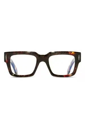 CUTLER & GROSS X The Great Frog Square-frame Glasses - Brown