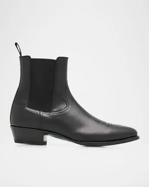 Mid Heel Boots For Men