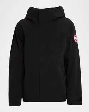 Canada Goose Rupert Hooded Rain Jacket - Blackk