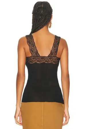 Saint Laurent Lace Tank Top