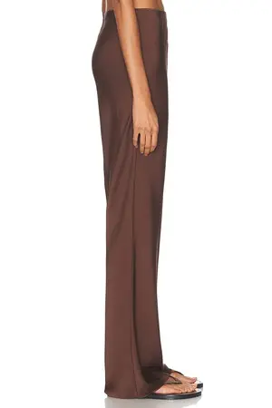 SRG Lennon Silk Pant - Brown