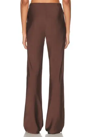 SRG Lennon Silk Pant - Brown
