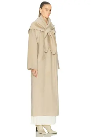 SRG Octavia Melton Wool-cashmere Coat