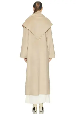 SRG Octavia Melton Wool-cashmere Coat