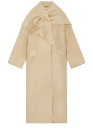 SRG Octavia Melton Wool-cashmere Coat