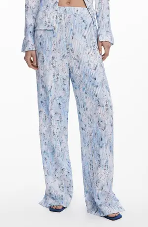 Desigual Pleated Straight-leg Pants