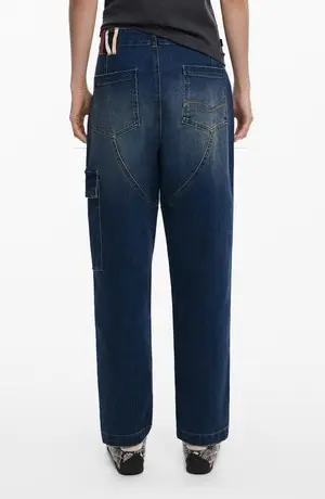 Desigual Tapered Utility Jeans