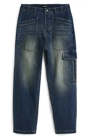 Desigual Tapered Utility Jeans