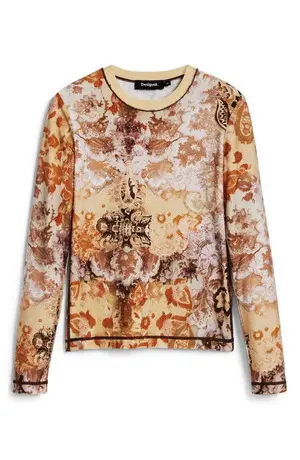 Desigual Printed Long-sleeve T-shirt