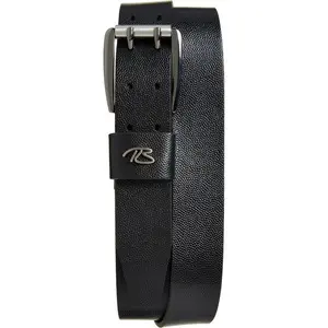 Robert Barakett Valcourt Leather Belt - Black