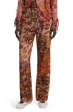 Desigual Straight Leg Pants For Women