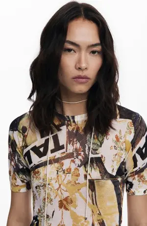 Desigual Abstract Print T-shirt