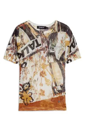 Desigual Abstract Print T-shirt