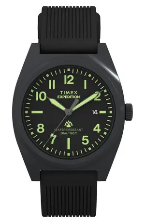 TIMEX® Expedition Capstone Strap Watch - Black/black