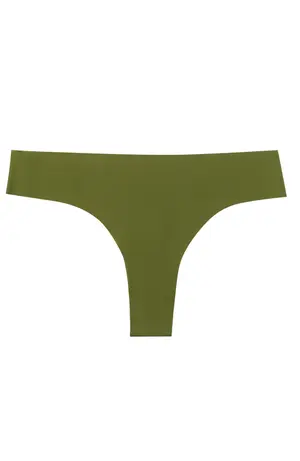 Uwila Warrior Soft Seamless Thongs Terrarium Moss