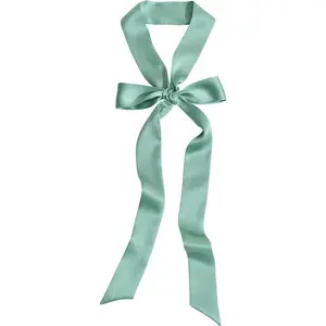 LOST PATTERN La Collectionneuse" Silk Ribbon Scarf - Sage