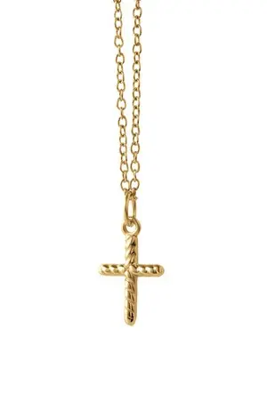 VINCERO Pavè Cross Pendant Necklace