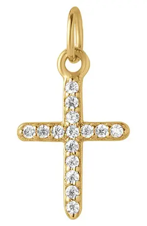 VINCERO Pavè Cross Pendant Necklace