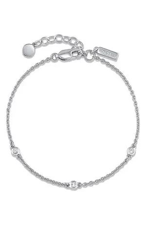 VINCERO The Sapphire Station Bracelet - Silver