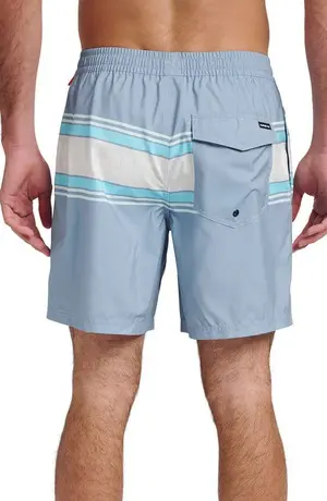 Quiksilver Striped Swim Trunks