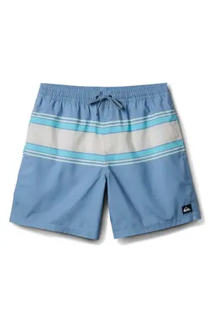 Quiksilver Striped Swim Trunks