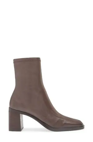 TONY BIANCO Leather Ankle Boots - Choc Como