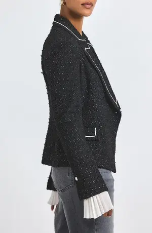 Derek Lam 10 Crosby Estelise Galaxy Tweed Jacket