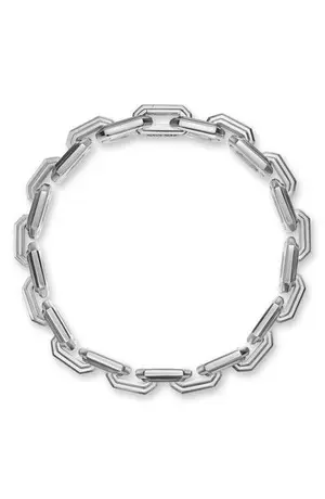 David Yurman Faceted Flat Link Bracelet