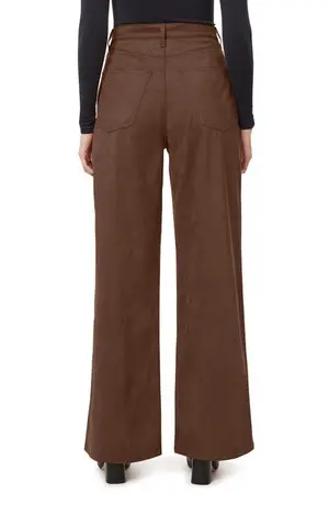 Habitual Wide Leg Suede Pants