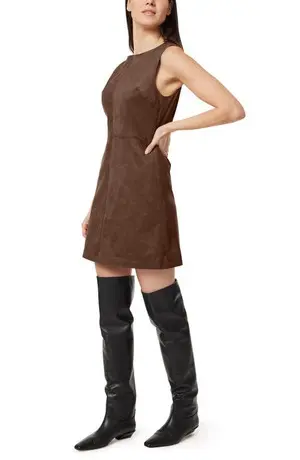 Habitual Suede Shift Dress