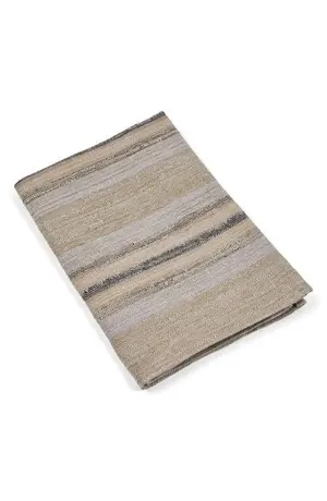 COMMUNE Stripe Linen Kitchen Towel - Beige