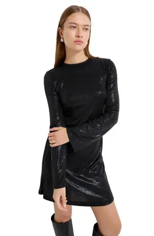 MARCELLA Adya Metallic Mini Dress