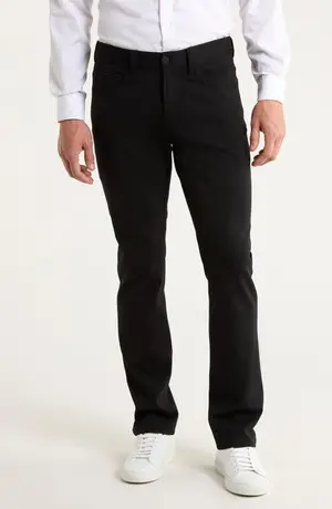 Emporio Armani Flat Front Tapered Trousers