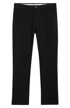 Emporio Armani Flat Front Tapered Trousers