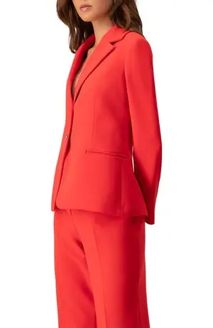 IVONNE Single-button Fitted Blazer